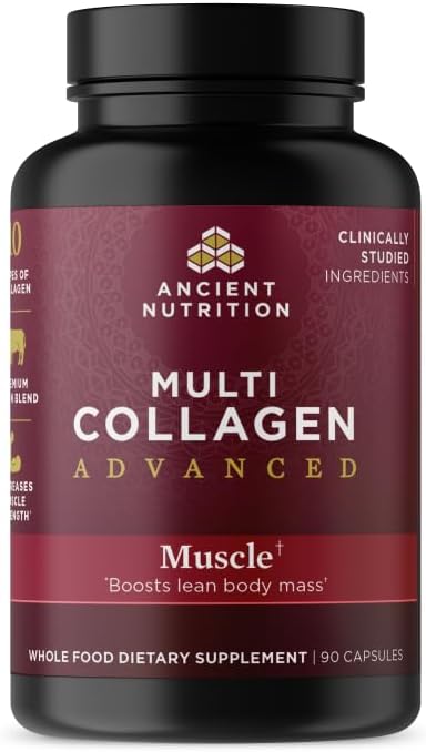 Amazon.com: Ancient Nutrition Multi Collagen Advanced Capsules, Lean ...