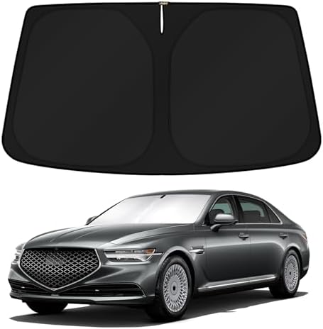 Amazon.com: KUST Custom Fit Windshield Sun Shade for 2017-2022 Genesis ...