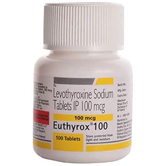 Euthyrox 100 - Bottle of 100 Tablets : Amazon.in: Health & Personal Care
