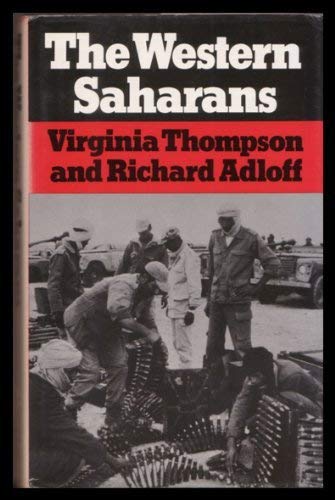 Amazon.com: The Western Saharans: 9780389201489: Thompson, Virginia ...