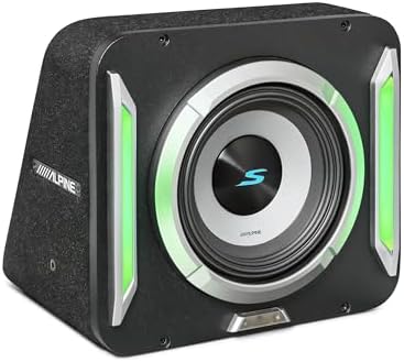 Amazon.com: Alpine S-Series 8" Preloaded Subwoofer Wedge Enclosure ...