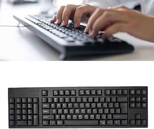 Amazon.com: Jopwkuin Left Handed Keyboard, 109 Keys Ergonomic Wired ...