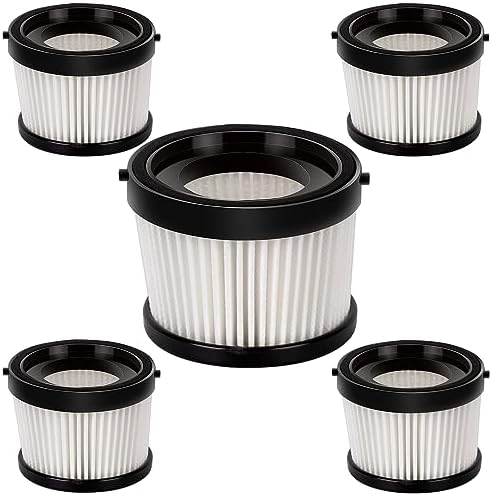 (5 Pieces) Replacement Filters Compatible with DEWALT DCV501HB 20V ...