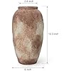 Amazon.com: GeLive Distressed Ceramic Rustic Vase Retro Farmhouse ...