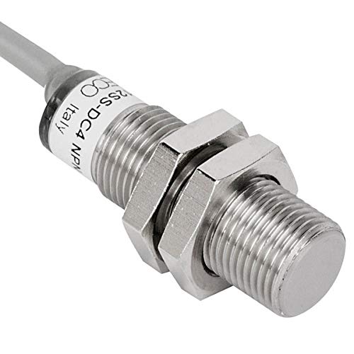 Inductive Proximity Sensor, 12 mm Diameter, Stainless, 10-30 VDC, 3 ...