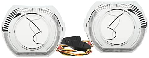 Amazon.com: LED Angel Eyes Shrouds, 12V 5W Dual LED Angel Eyes Halo DRL ...