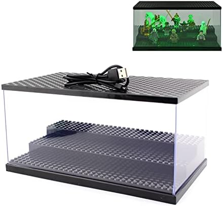 Display Case for Minifigures Brick Building Block, Built-in Color ...