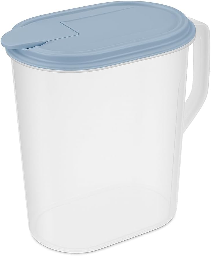 Amazon.com | SELDIL 1 Gallon Plastic Pitcher with Flip-Top Spout ...