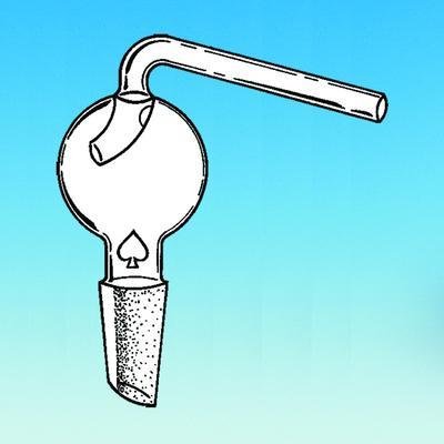 ACE GLASS 5230-10 Series Distilling Trap Adapter with 75 Degree Outlet ...