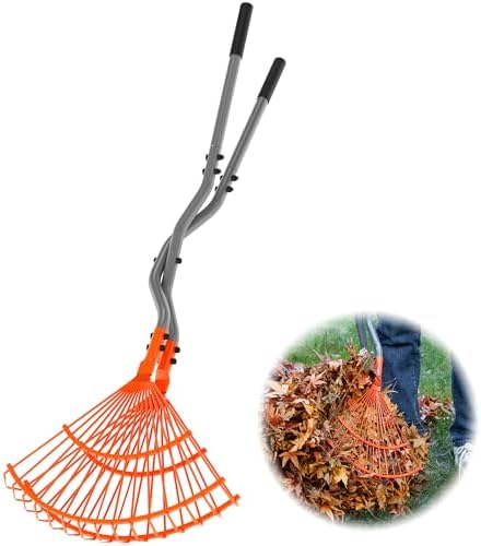 Amazon.com : AMES Leaf Grabber Rake with Long Handle & Cushioned Grip ...