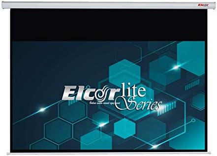 ELCOR lite Series Motorized Projection Screen 77" Diagonal [ 38" Height ...