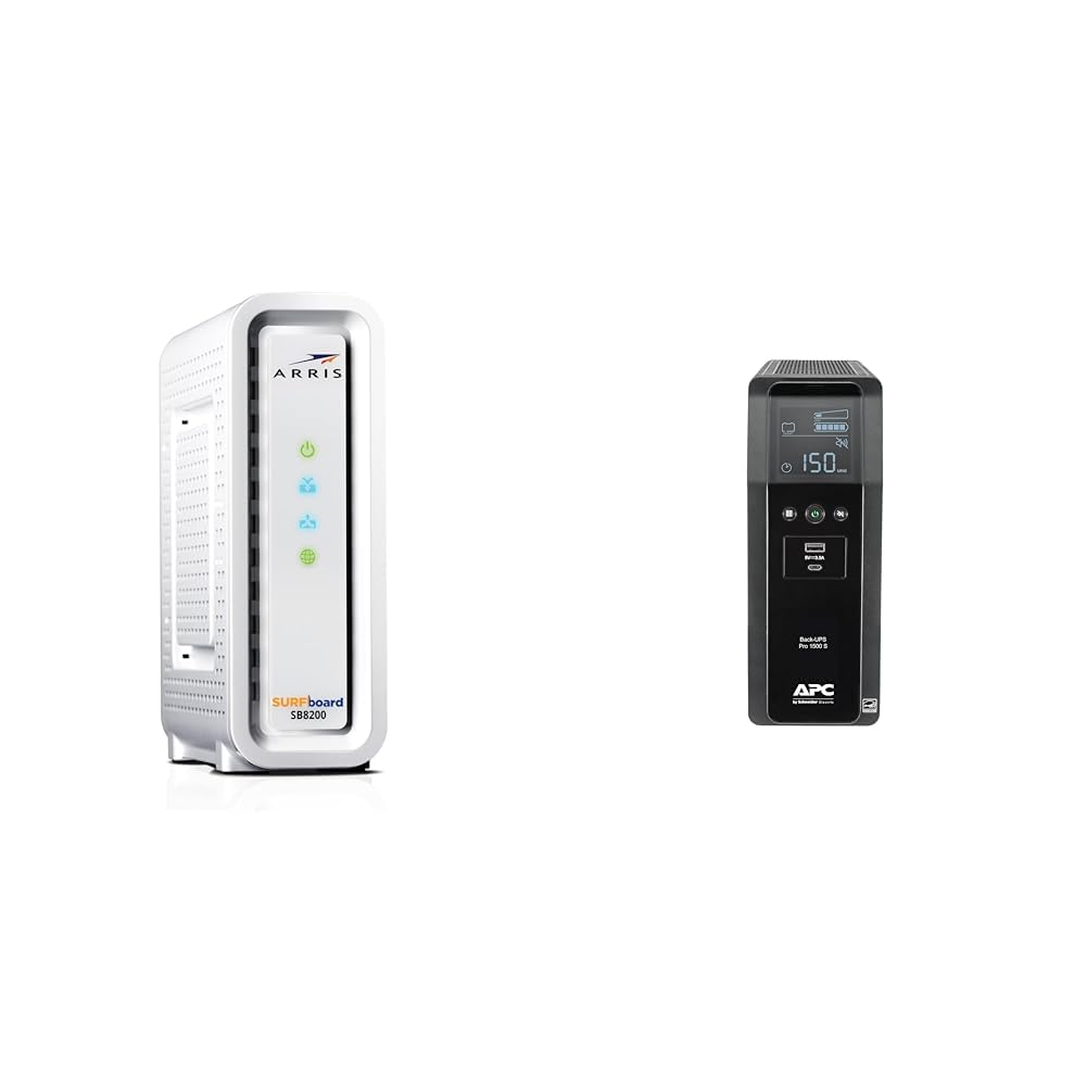 Arris Modem ARRIS SURFboard SB8200 DOCSIS 3.1 Cable Modem (Renewed ...