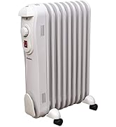 Schallen Portable Electric Slim Oil Filled Radiator Heater with ...