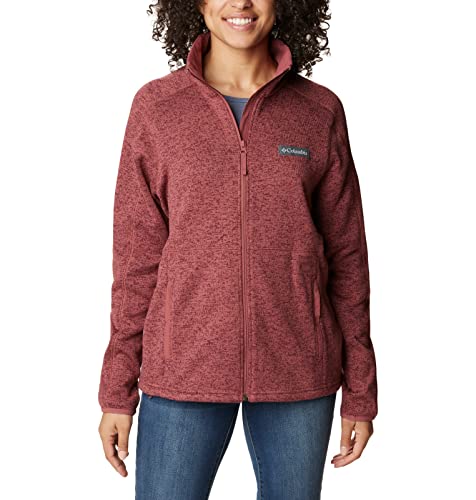 Amazon.com: Columbia Women's Sweater Weather Full Zip, Beetroot