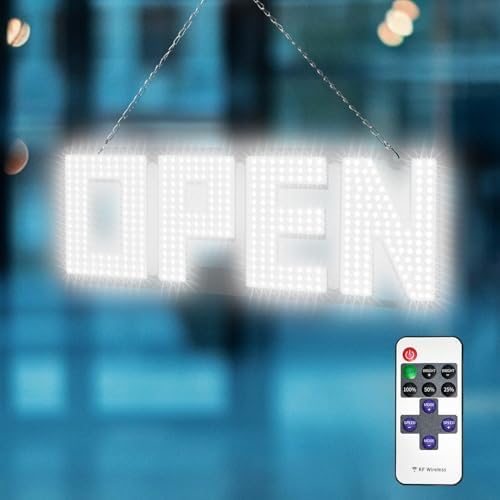 Amazon.com : LemonNova Open Sign for Business, 15"x 5" Small LED Open ...