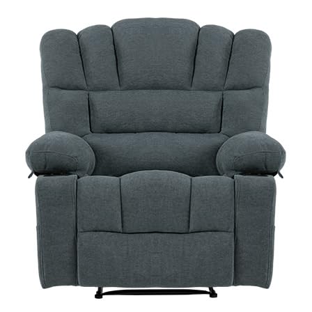 Amazon.com: Plococo Large Manual Reclining Chair with Massage and ...