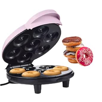 Amazon.com: Donut Maker, Electric Non-Stick Surface Makes 7 Small ...