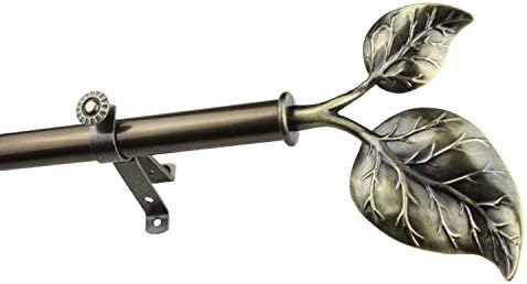 Amazon.com: Rod Desyne Ivy 13/16" Window Curtain Rod 120" - 170 ...