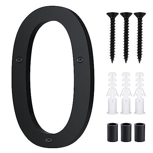 Floating 3D House Number 0-9, 10 Inch Address Numbers Acrylic House ...