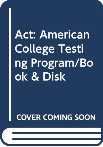 Amazon.com: Act: American College Testing Program/Book & Disk (Arco ...