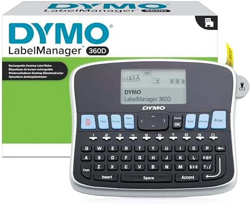DYMO Desktop Label Maker | LabelManager 360D Rechargeable Hand-Held ...