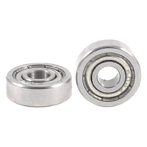 Alcoa Prime2 Pcs 604Z Shielded Radial Deep Groove Ball Bearing 12mm x ...