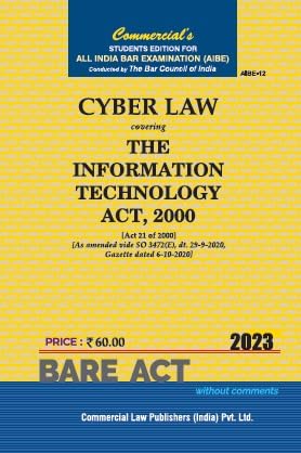 Buy Cyber Law Covering The Information Technology Act, 2000 (AIBE) Book ...