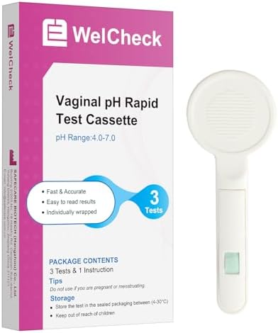 Amazon.com: Welcheck Vaginal pH Test Strips, Vaginal Yeast Infection ...