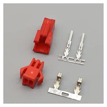 Amazon.com: 10-100Set Black White Blue Green Red SM Connector Plug Pitch 2.54MM Female Male ...