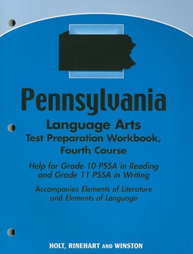 Elements of Literature, Grade 10 Language Arts Test Preparation ...