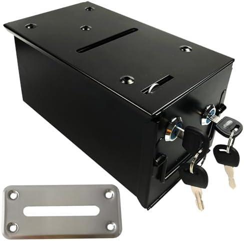 Amazon.com: Poker Table Drop Rake Box - Casnio Toke Chip Tip Cash Box ...