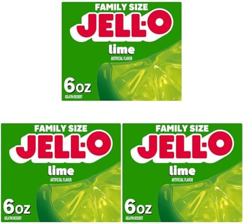 Amazon.com : Jell-O Lime Gelatin Dessert Mix (6 oz Box) (Pack of 3 ...