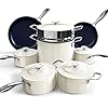 Amazon.com: Nuwave Lux 13pc Forged Lightweight Cookware Set PFAS Free ...