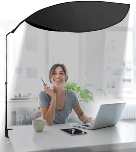 Amazon.com: Cubicle Shade and Desk Shade, Adjustable Office Cubicle ...