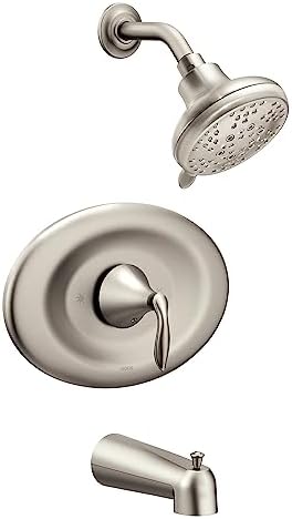 Moen T2137EPBN Eva Collection Posi-Temp Eco-Performance Tub and Shower Trim Kit Valve Required ...