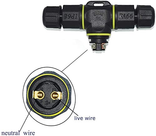 Buy YoungPower 3 Way Junction Box IP68 2Pin/3Pin/4Pin Waterproof ...
