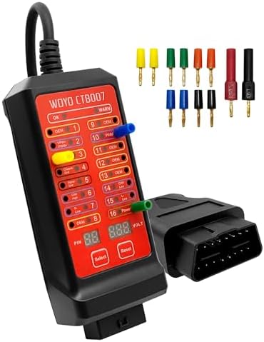 Amazon.com: ZKTOOL CTB007 CAN Test Box - OBD2 16Pin Breakout Box for ...