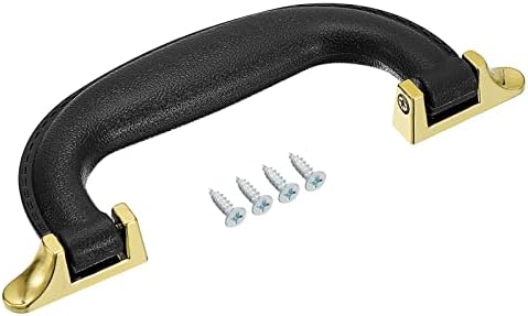 Amazon.com: uxcell Luggage Handles, 85mm/3.35" Hole Distance PU Leather ...