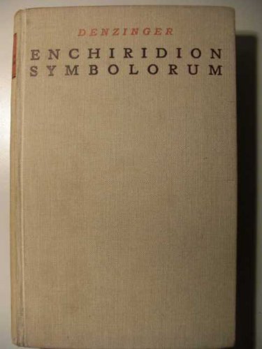 Amazon.com: Enchiridion Symbolorum: Definitionum et Declarationum de ...