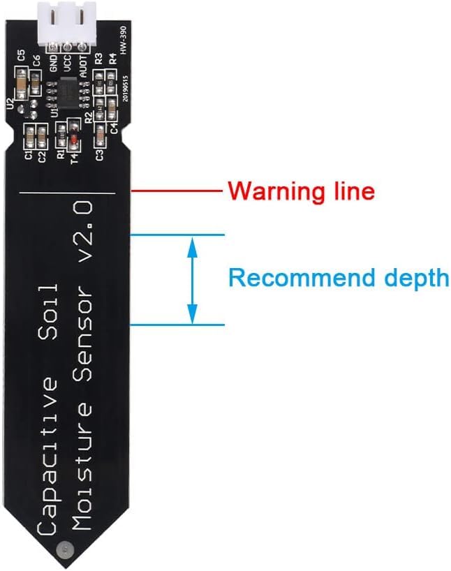Snapklik.com : 10PCS Capacitive Soil Moisture Sensor Module Corrosion ...