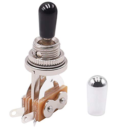 Snapklik.com : Mxuteuk 3 Way Short Straight Guitar Toggle Switch Pickup ...