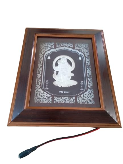 KV Silver Zone No.3 Lotus frame Murugan pack of 1 With Light : Amazon ...