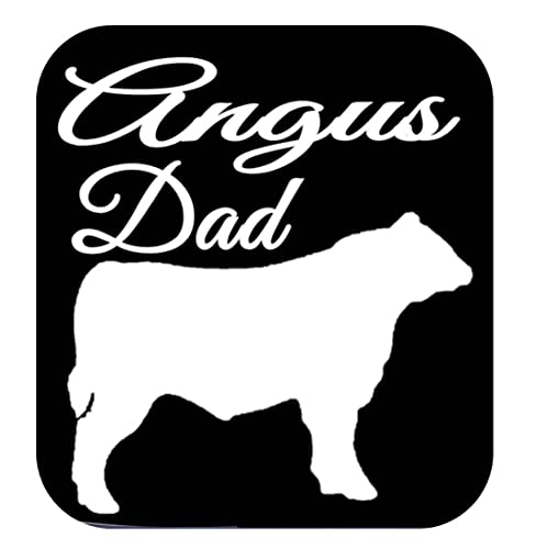 Amazon.com: Angus Dad Bull Decal 6" Sticker OS 268 cattle cow aberdeen ...