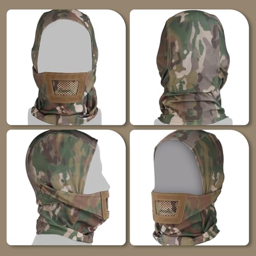 Tactical Mask, Airsoft Face Protection with Breathable Mouth Guard ...