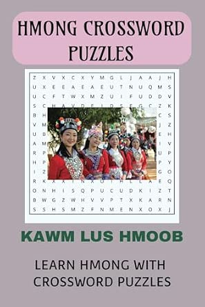 Hmong Crossword Puzzles: Word Searches with Easy-to-Read Print about ...