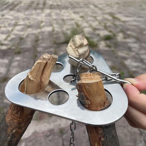 Amazon.com: Camping Tripod Board，Turn Branches into Campfire Tripod ...