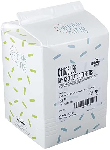 Amazon.com: Sprinkle King Chocolate Decorettes, 6 Pound - 4 per case ...