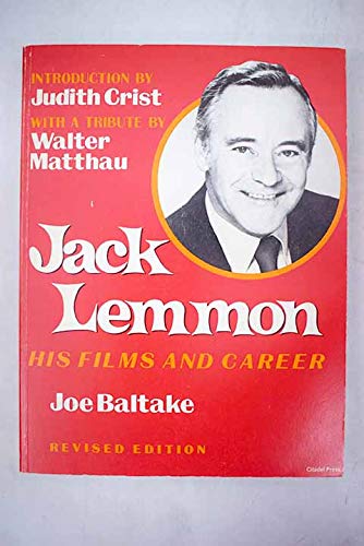 Jack Lemmon: His Films and Career: Baltake, Joe: 9780806510019: Amazon ...