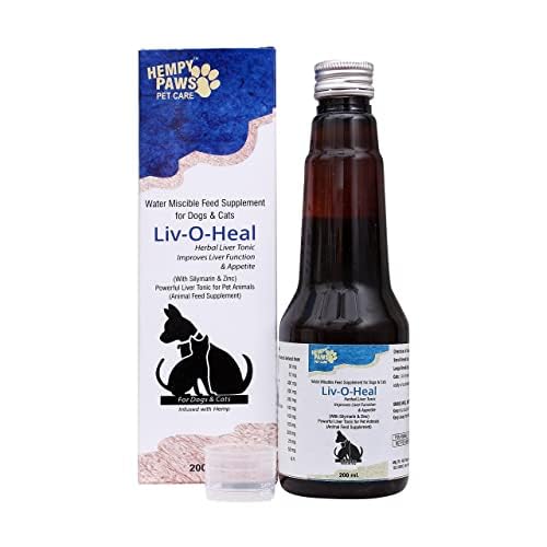 Buy HempyPaws Advanced Liver Tonic for Dogs and Cats | Pet Syrup with ...