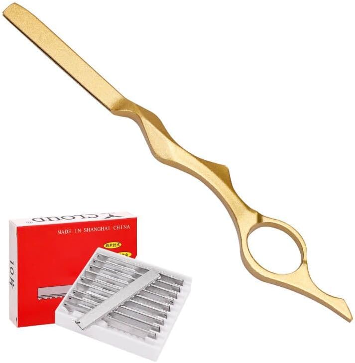 Amazon.com : Shear Fanatic® Feather Razor For Hair Cutting - Rose Gold ...